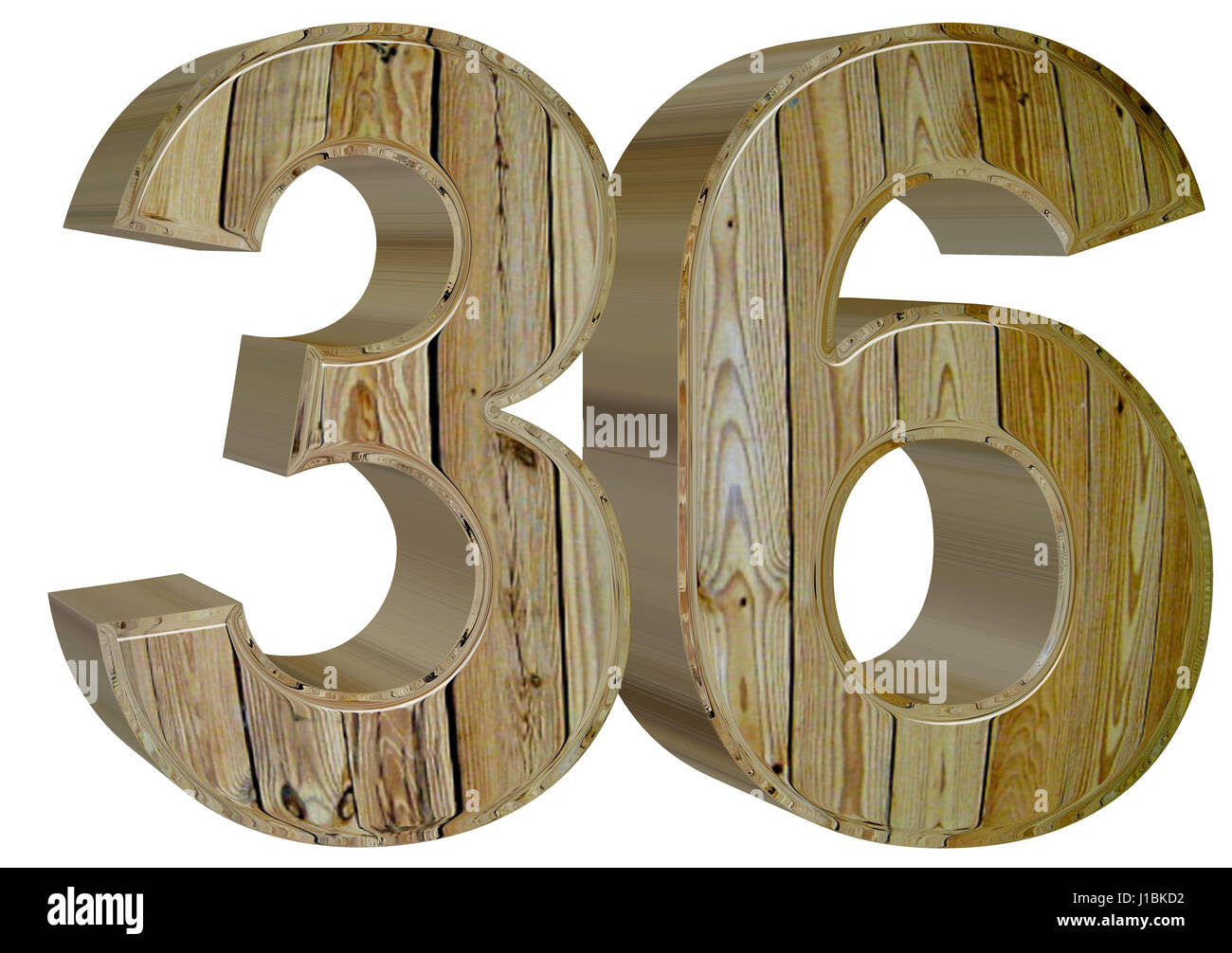 Number thirty six Cut Out Stock Images & Pictures - Alamy