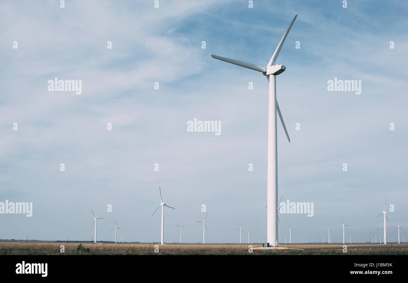 Texas Wind Turbines Stock Photo - Alamy