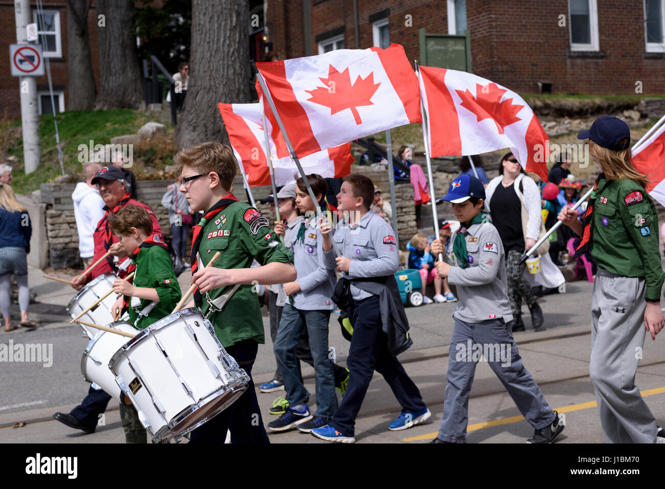 Scouts parade hi-res stock photography and images - Alamy