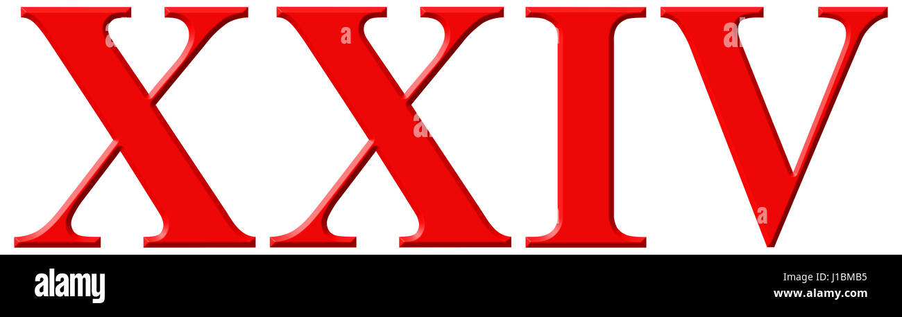 Roman Numeral XXIV Quattuor Et Viginti 24 Twenty Four Isolated On roman-numeral-xxiv-quattuor-et-viginti-24-twenty-four-isolated-on