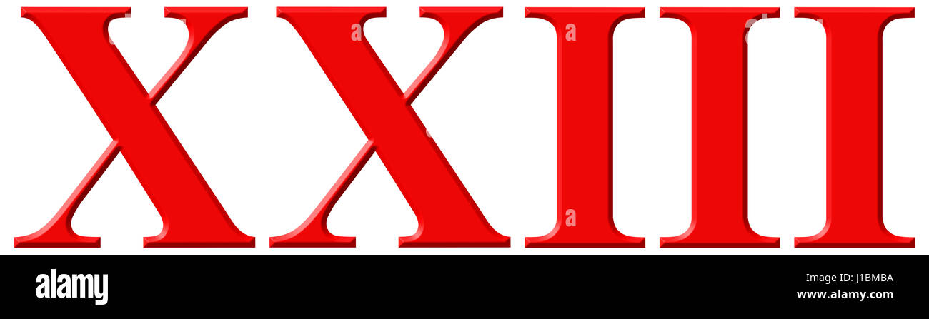 Xxiii Roman Numerals Numerals And Numeral Systems | Examples & Symbols