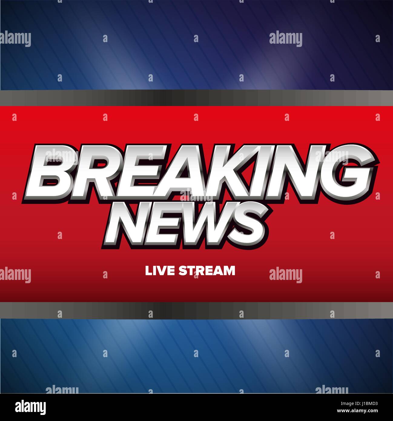 Tv news banner Stock Vector Images - Alamy