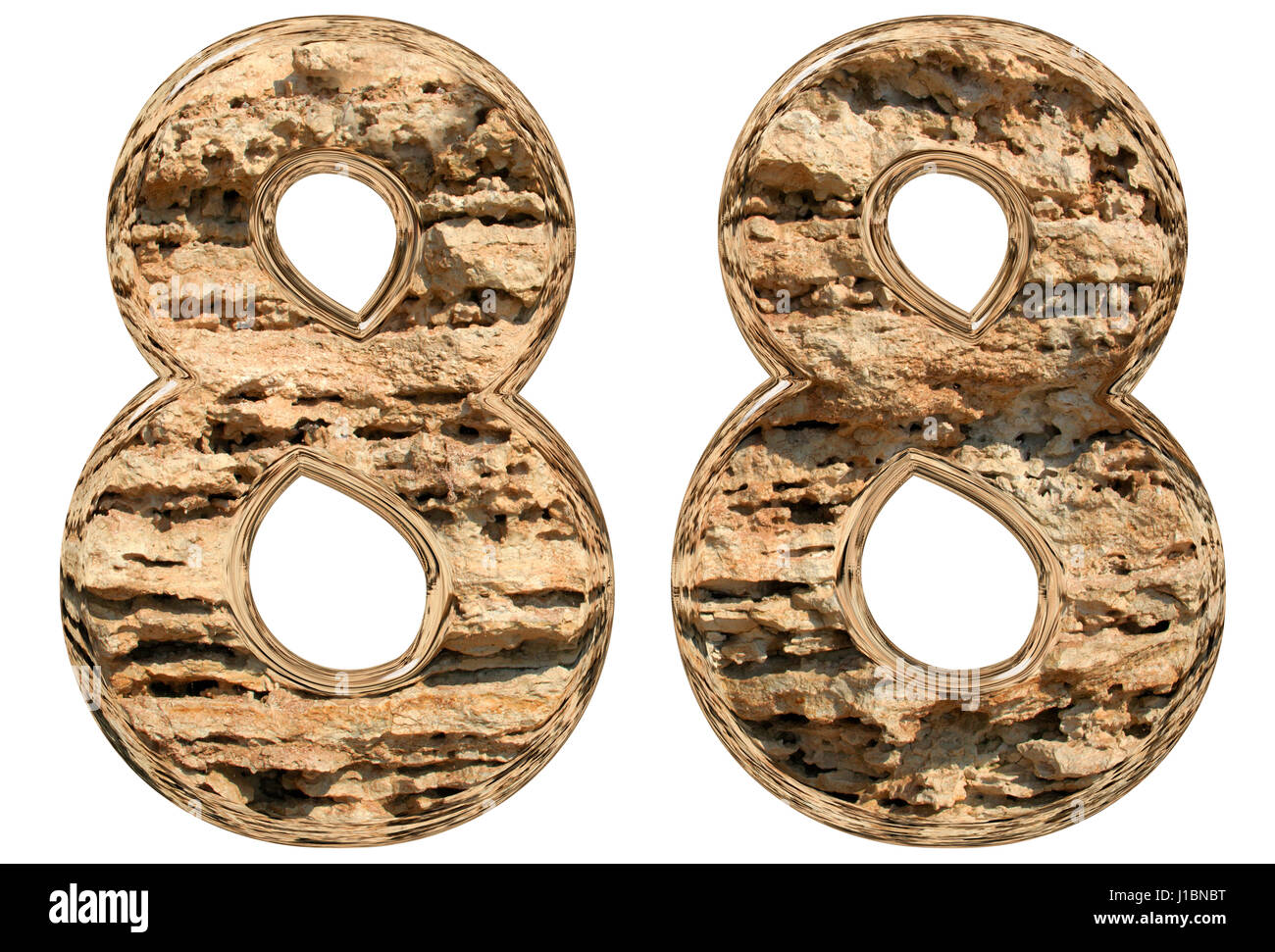 3d number 88 hi-res stock photography and images - Alamy