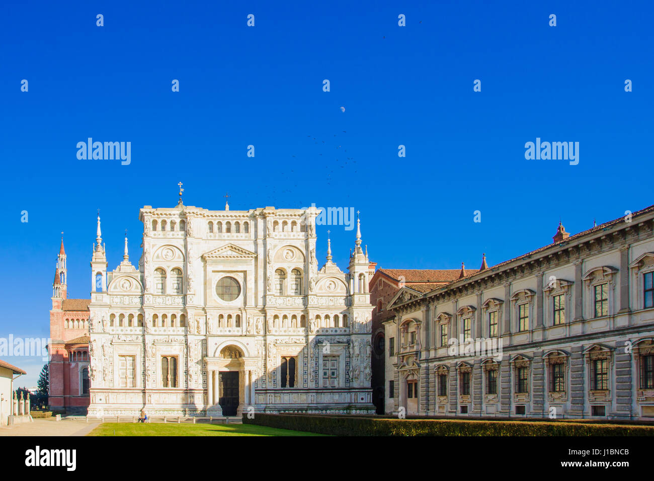 The Certosa di Pavia Monastery. Lombardy, Italy Stock Photo - Alamy