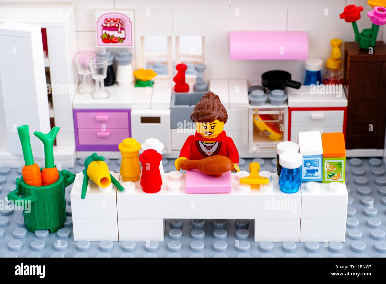 Lego girl lego woman hi-res stock photography and images - Alamy