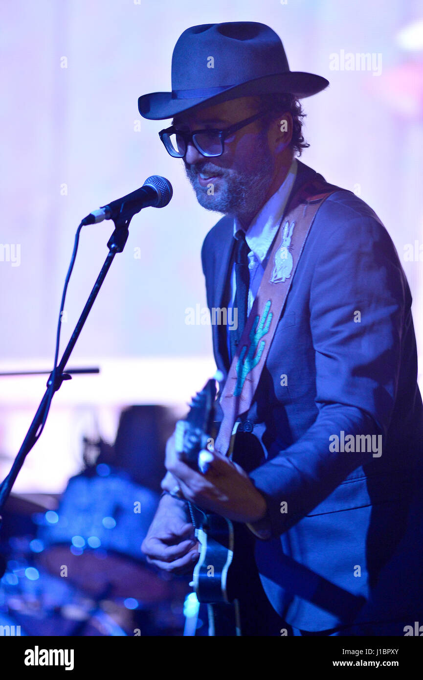 Andrew Trube of Greyhounds performs at Revolution Live as supporting ...