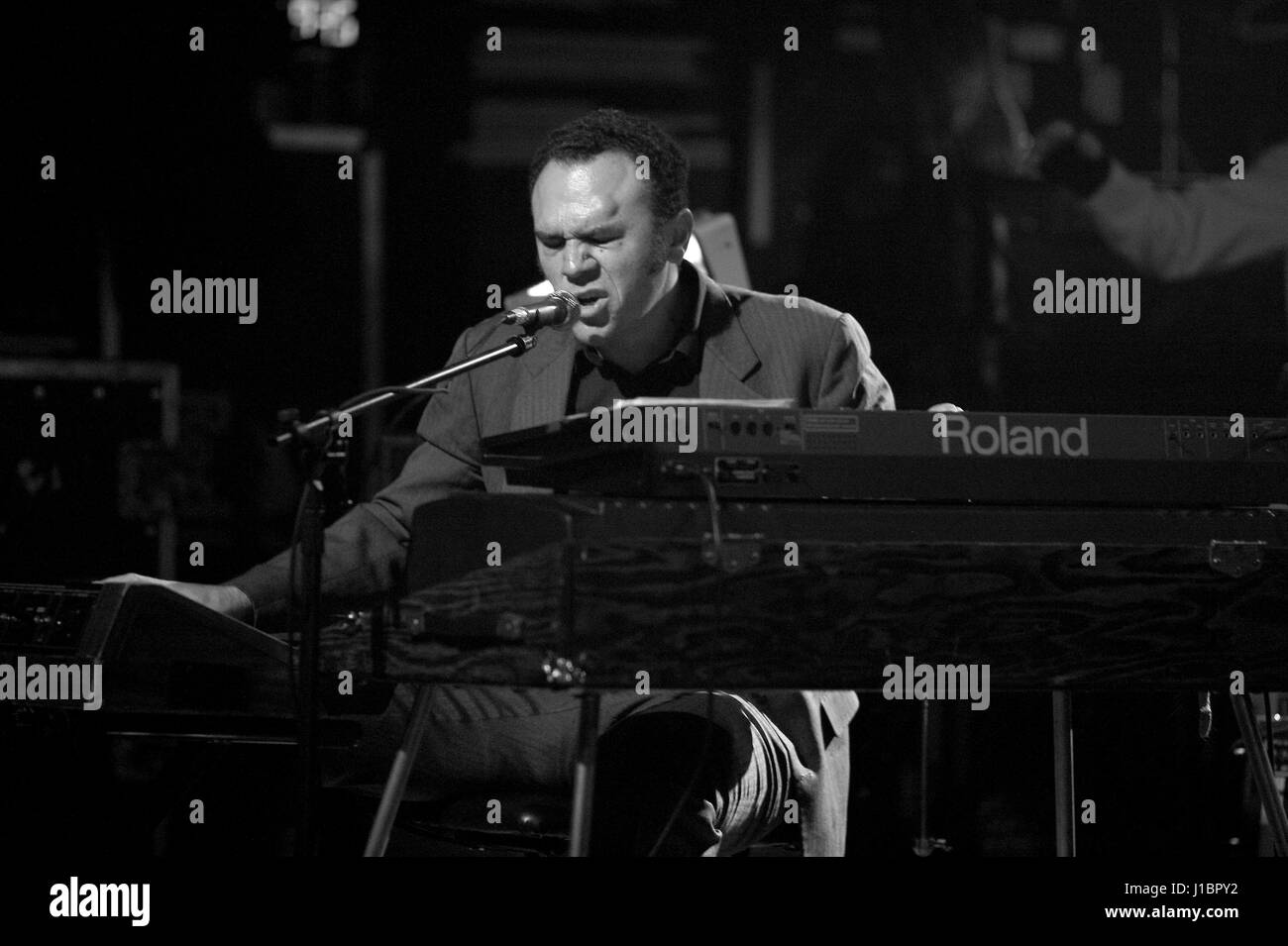 Anthony Farrell of Greyhounds performs at Revolution Live as supporting ...