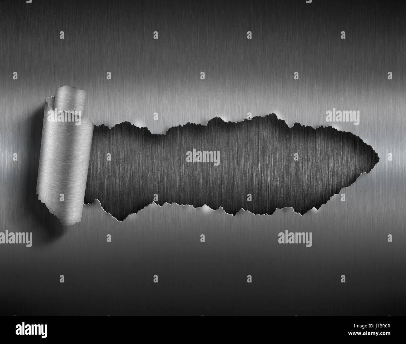 Ripped metal hi-res stock photography and images - Alamy