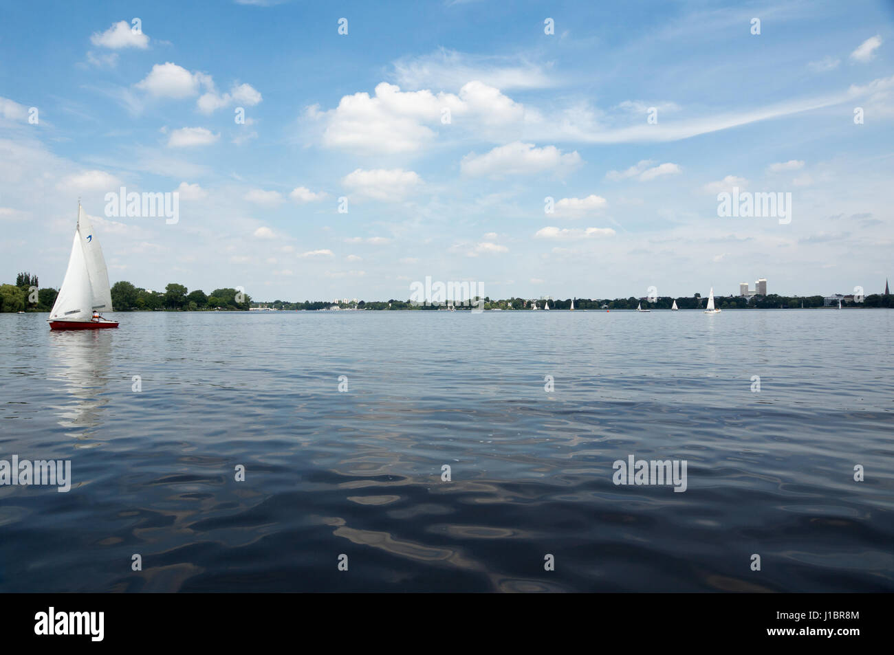 Hamburg alster park hi-res stock photography and images - Alamy