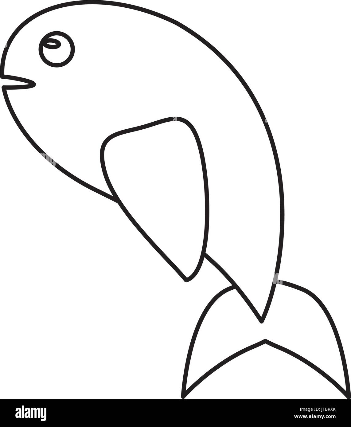 fish miracle jesus christ religious outline Stock Vector Image & Art ...