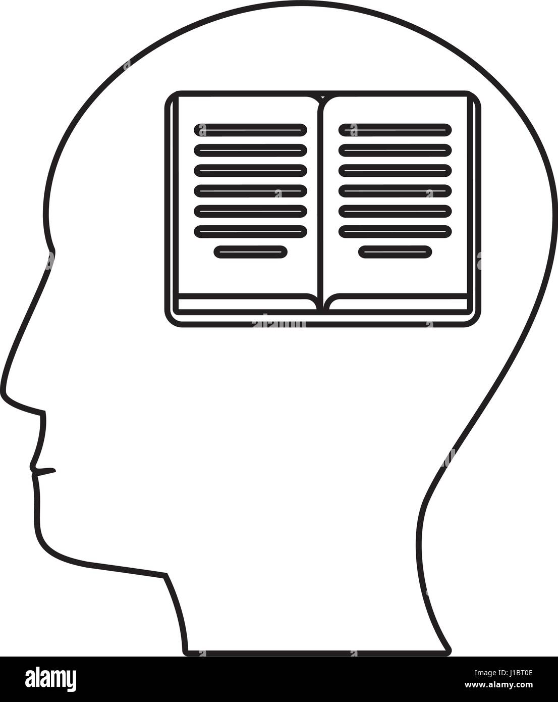 Gear book icon outline Stock Vector Images - Alamy