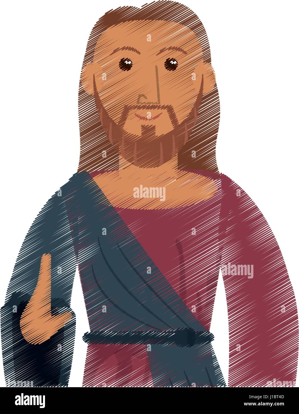 drawing jesus christ catholic symbol design Stock Vector Image & Art ...