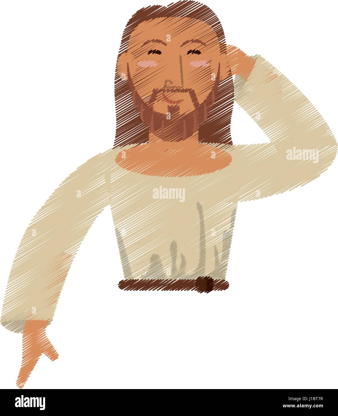 Jesus modern artwork Stock Vector Images - Alamy