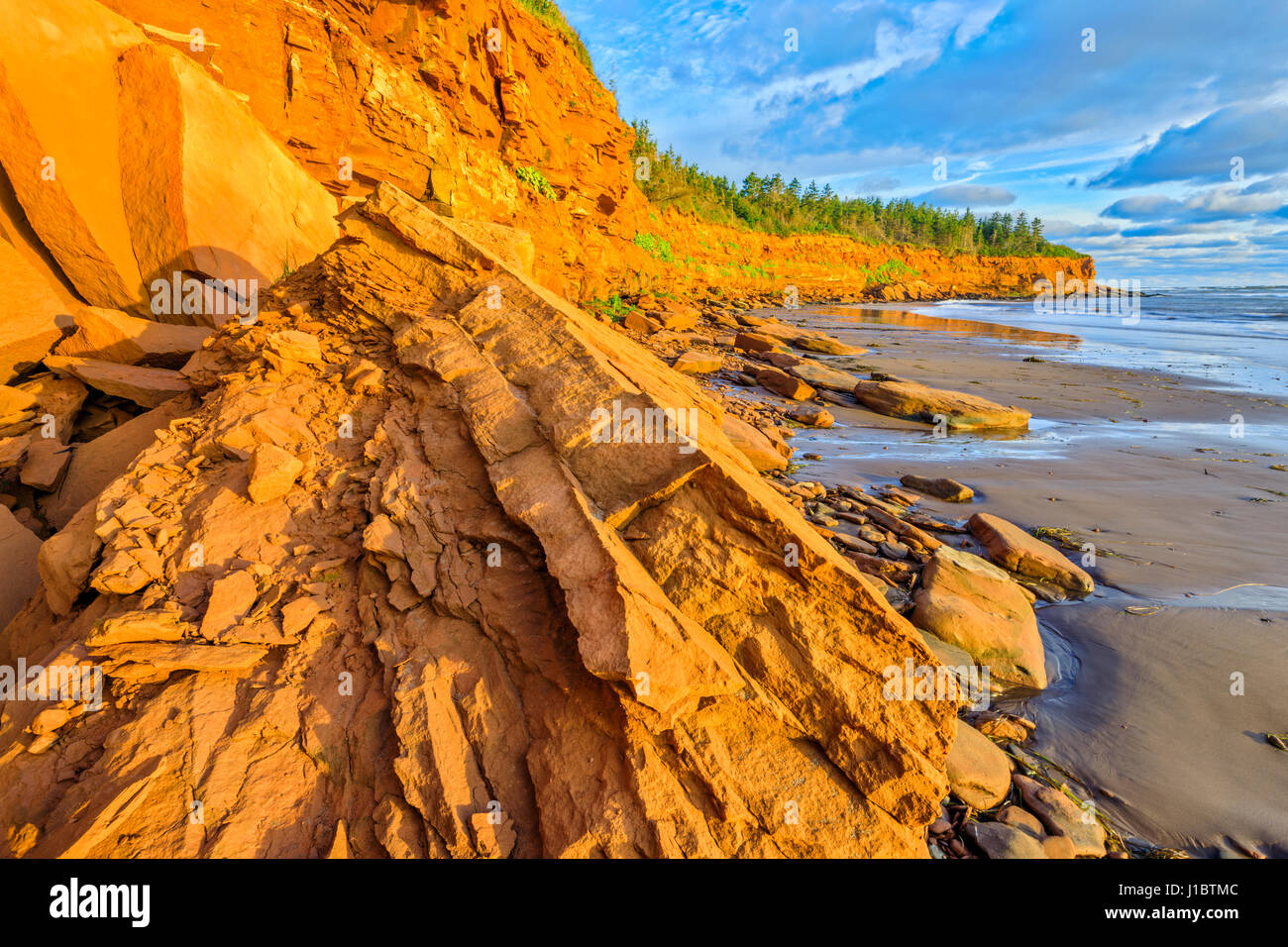 Cavendish beach in Prince Edward Island, Canada Stock Photo - Alamy