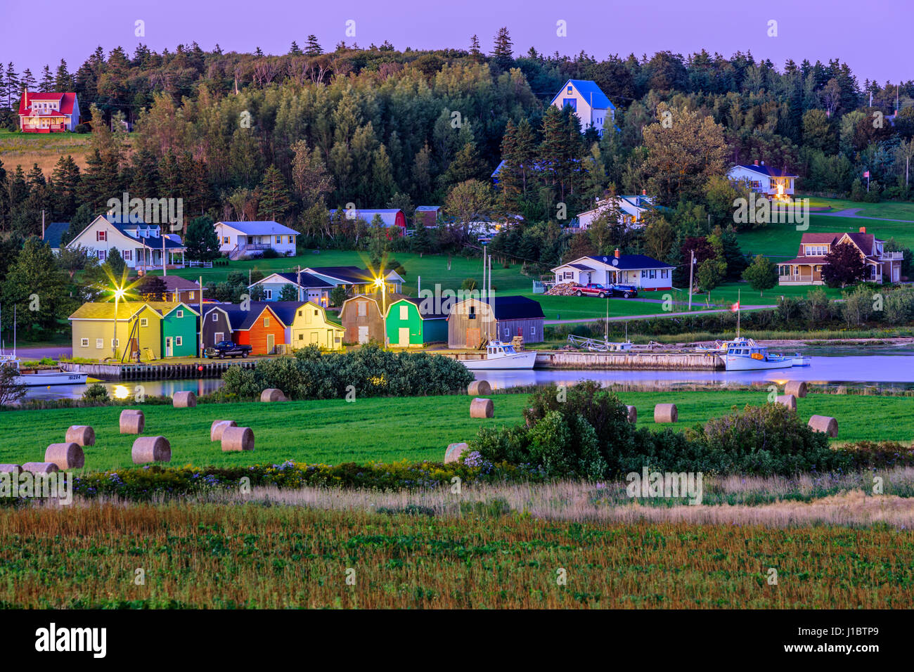 Fishing boats in french river hi-res stock photography and images - Alamy