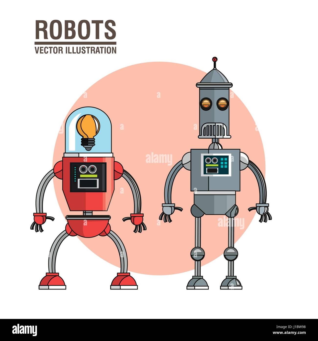 robots technology mechanical vintage Stock Vector Image & Art - Alamy