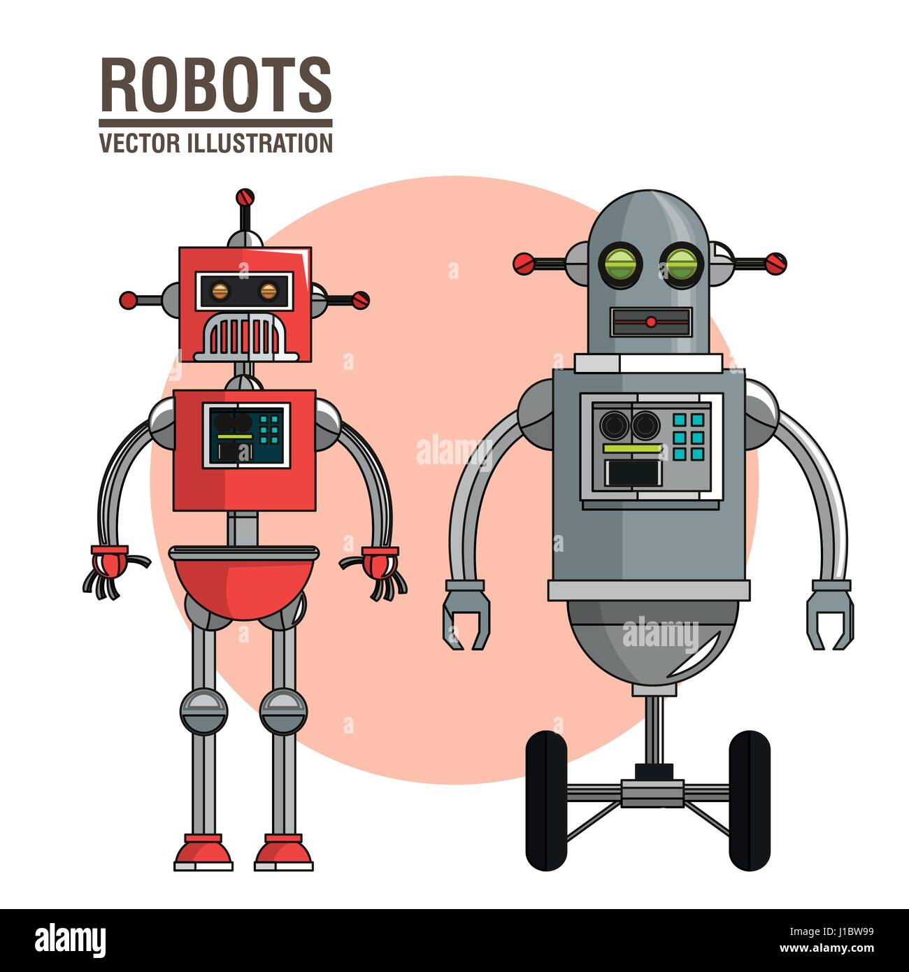 robots science interface image Stock Vector Image & Art - Alamy