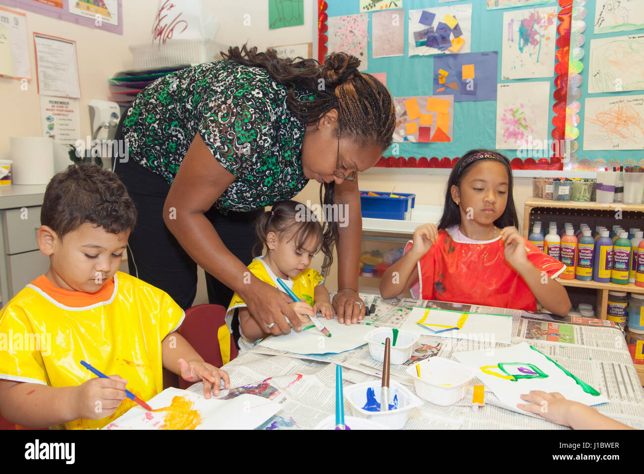 Preschool Teacher Student High Resolution Stock Photography and Images ...