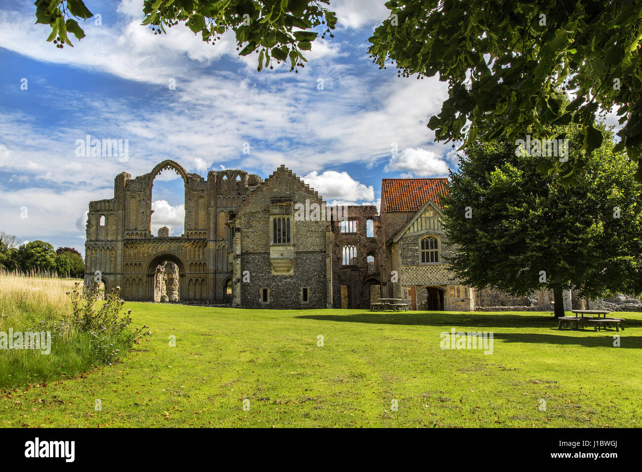 Castle Acre Priory, thought to have been founded in 1089 by the son of ...