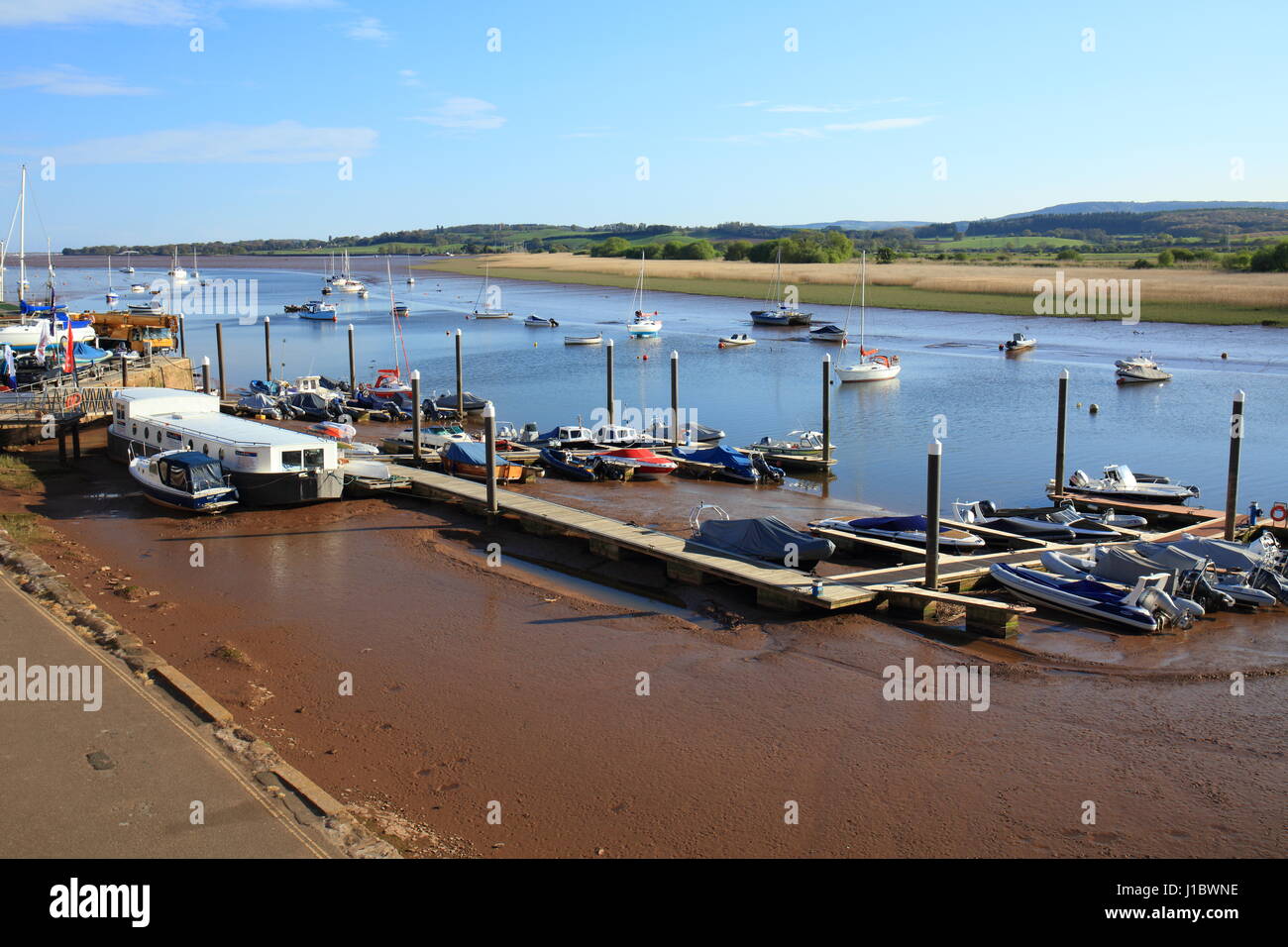 Topsham waterfront, Devon, England, UK Stock Photo - Alamy