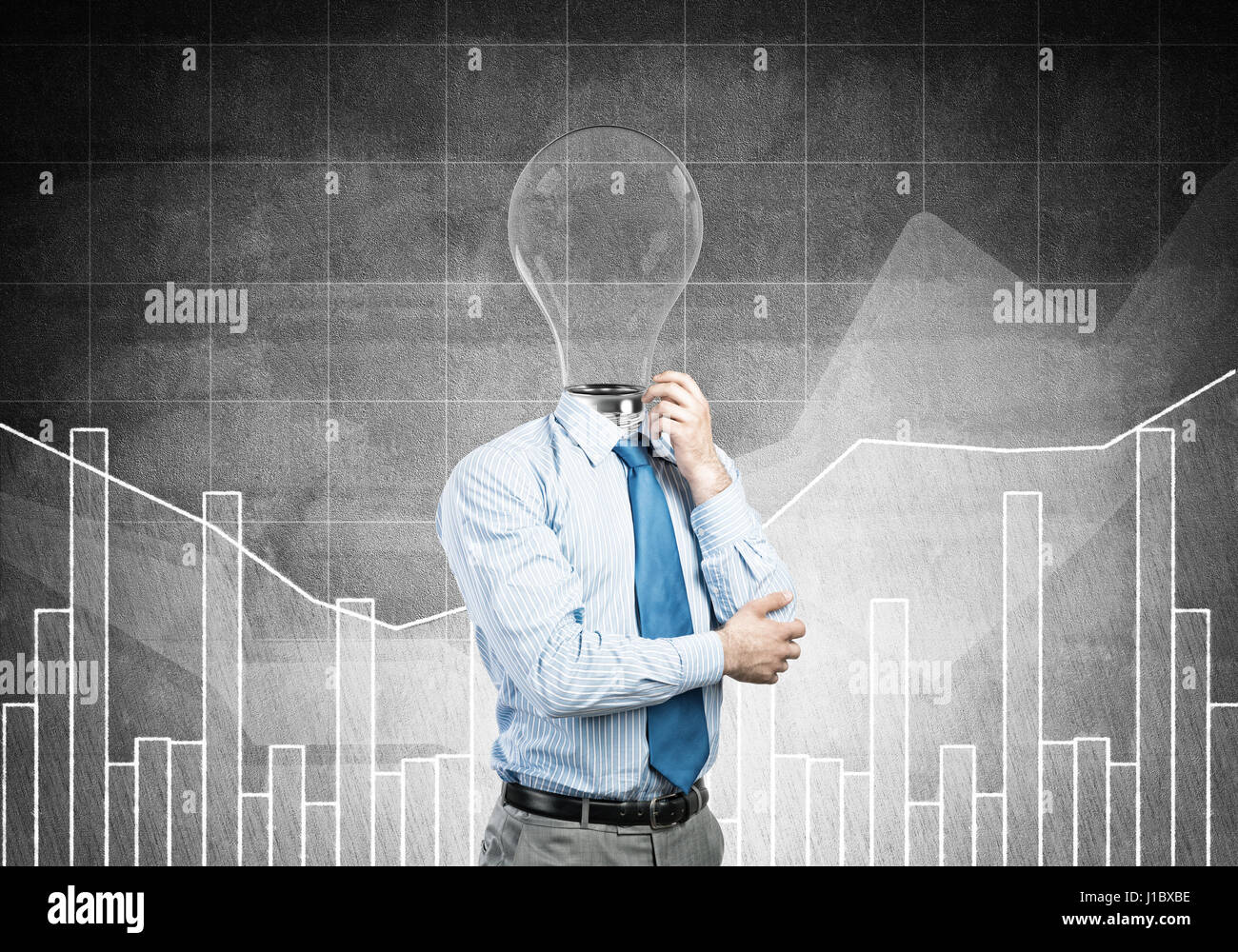 Man thinking over his idea Stock Photo - Alamy