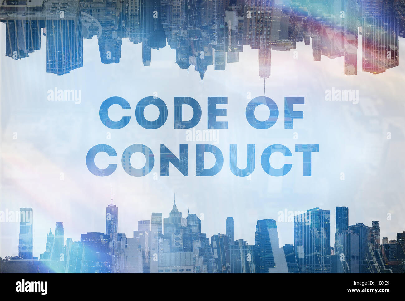 Code of conduct concept image Stock Photo - Alamy