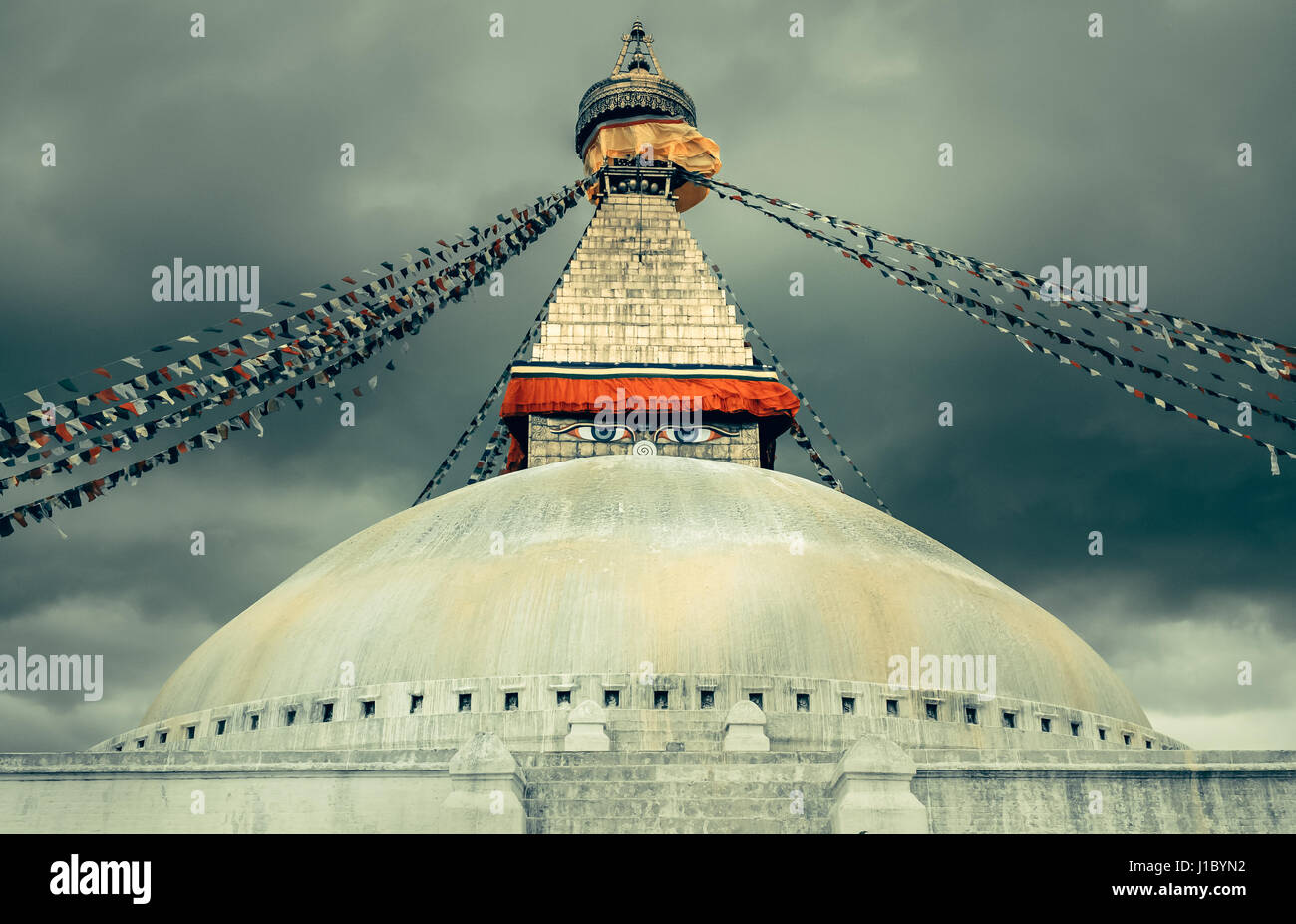 Boudhanath Stupa in the Kathmandu Stock Photo - Alamy