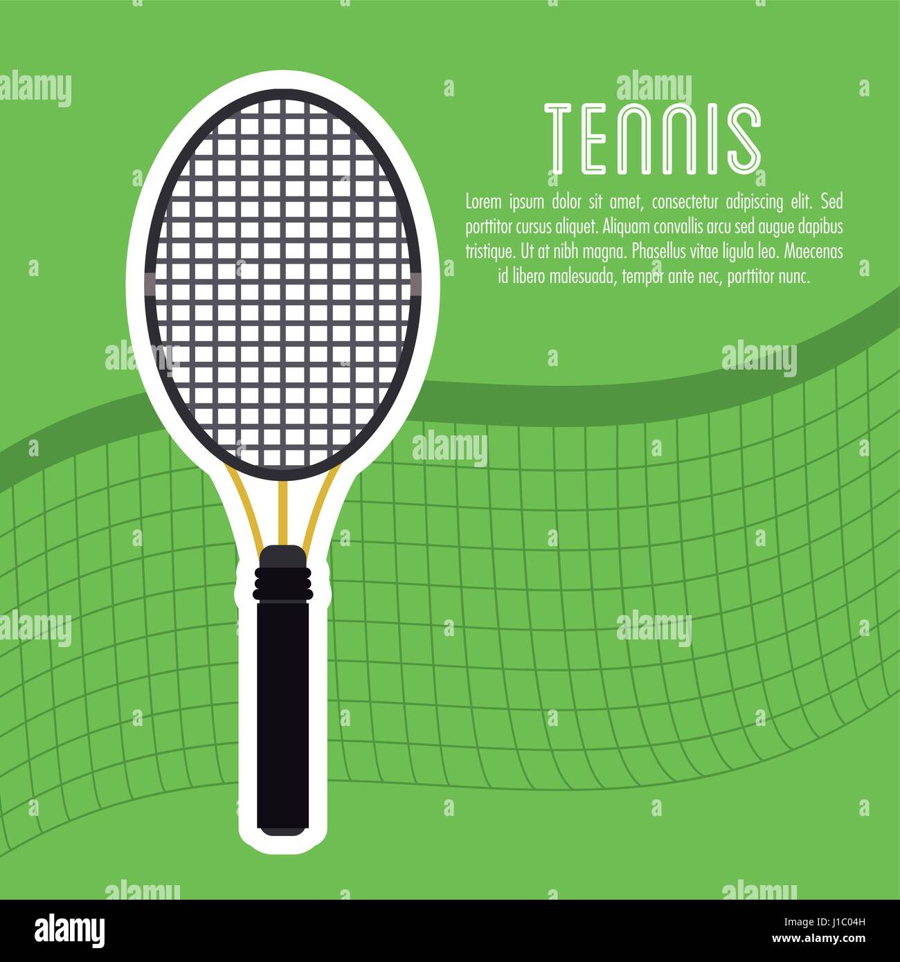 Racket of tennis sport design Stock Vector Image & Art - Alamy