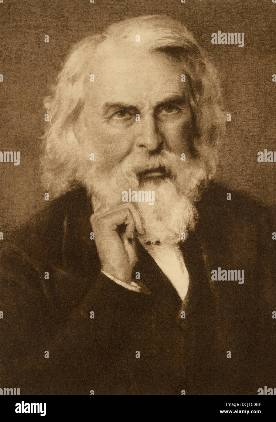 Henry Wadsworth Longfellow (1807-82), American Poet and Educator ...