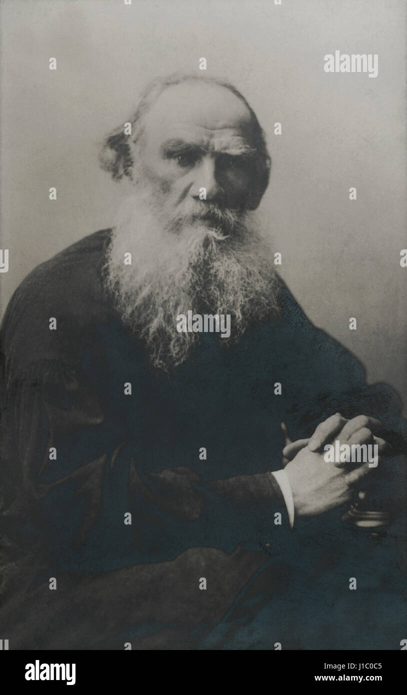 Leo tolstoy russian novelist writer hi-res stock photography and images ...