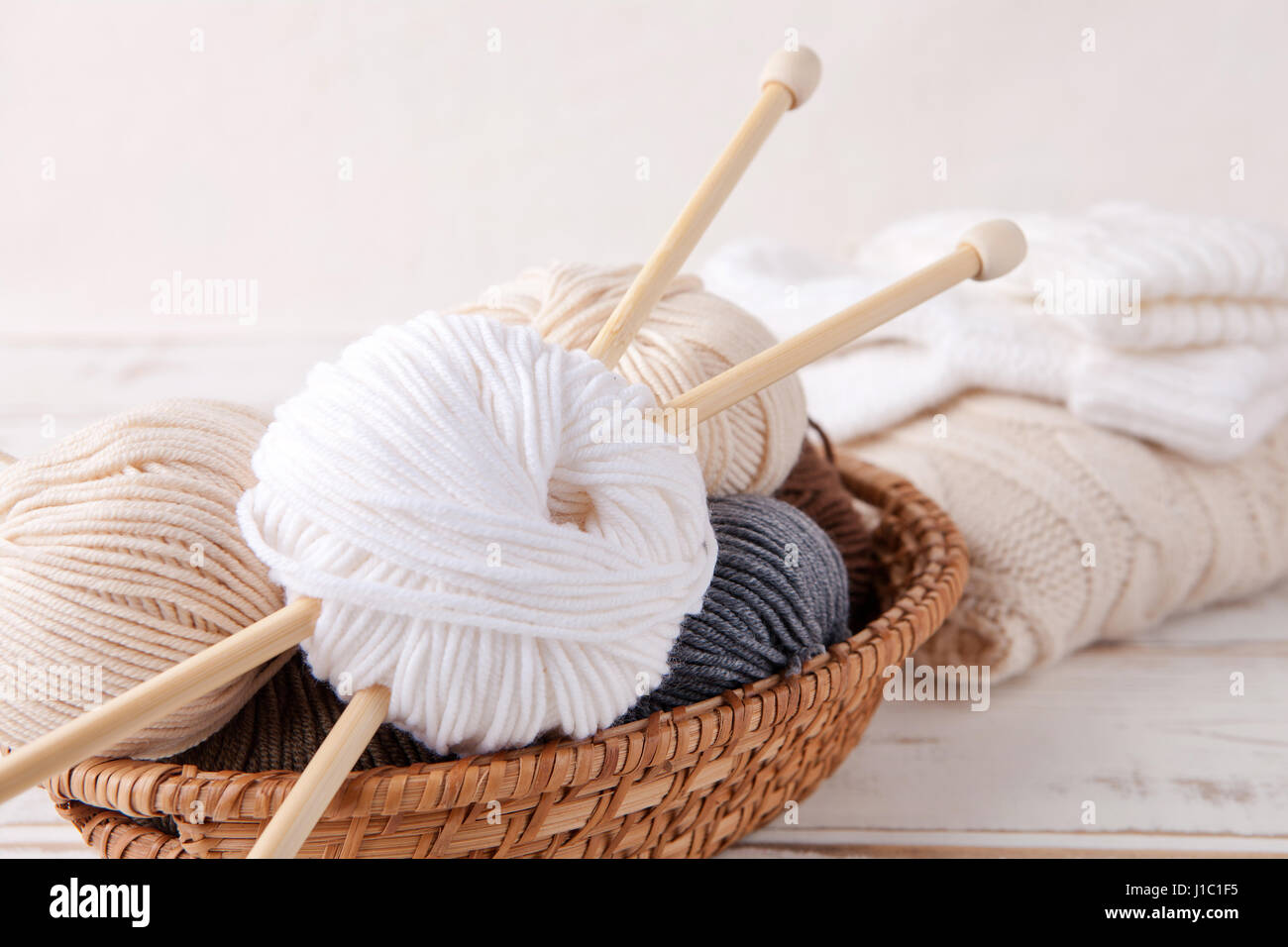 a ball of wool Stock Photo - Alamy