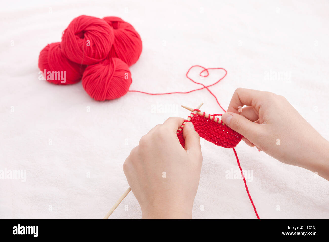 a ball of wool Stock Photo - Alamy