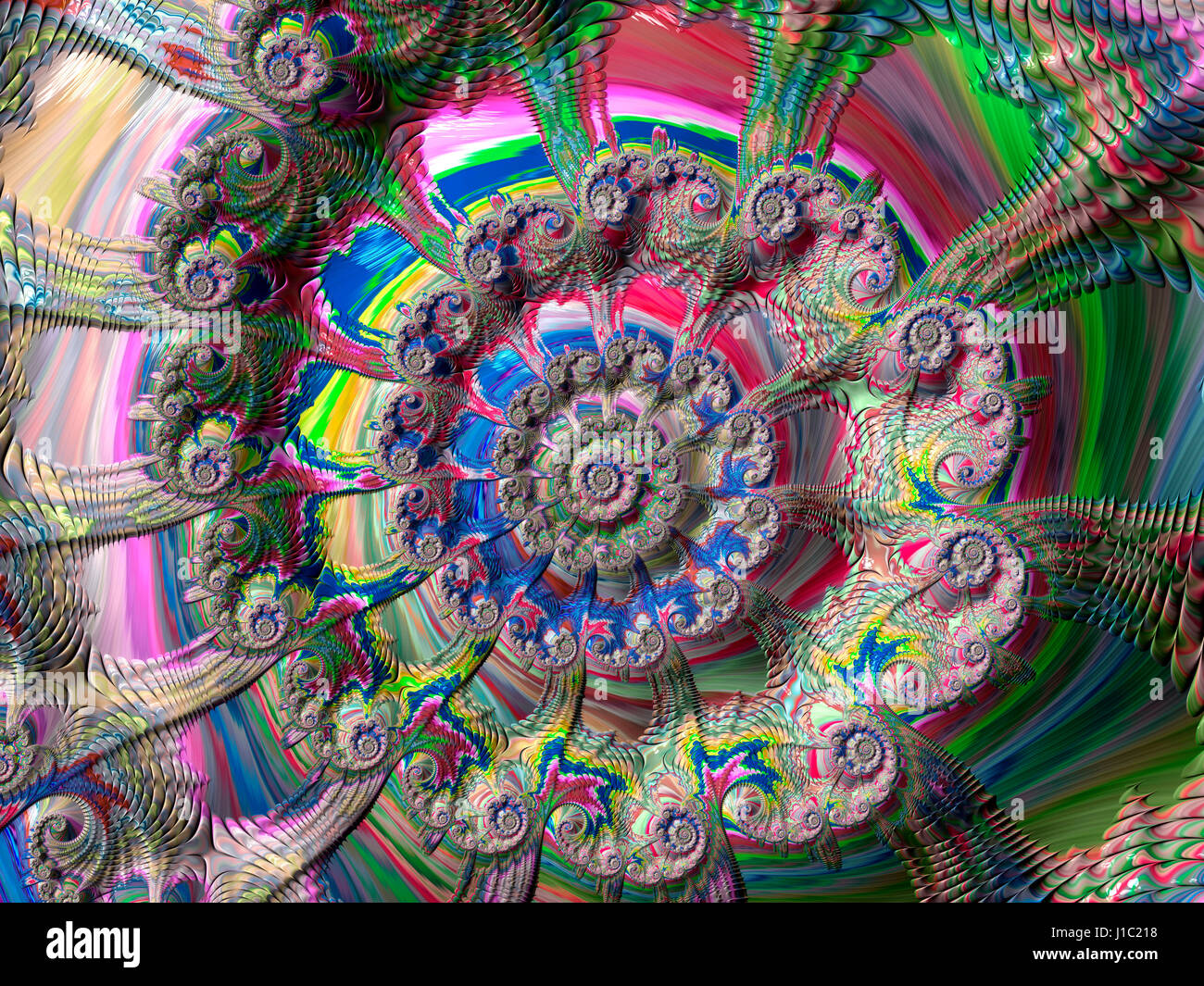 Fractal Pattern Image Stock Photo - Alamy