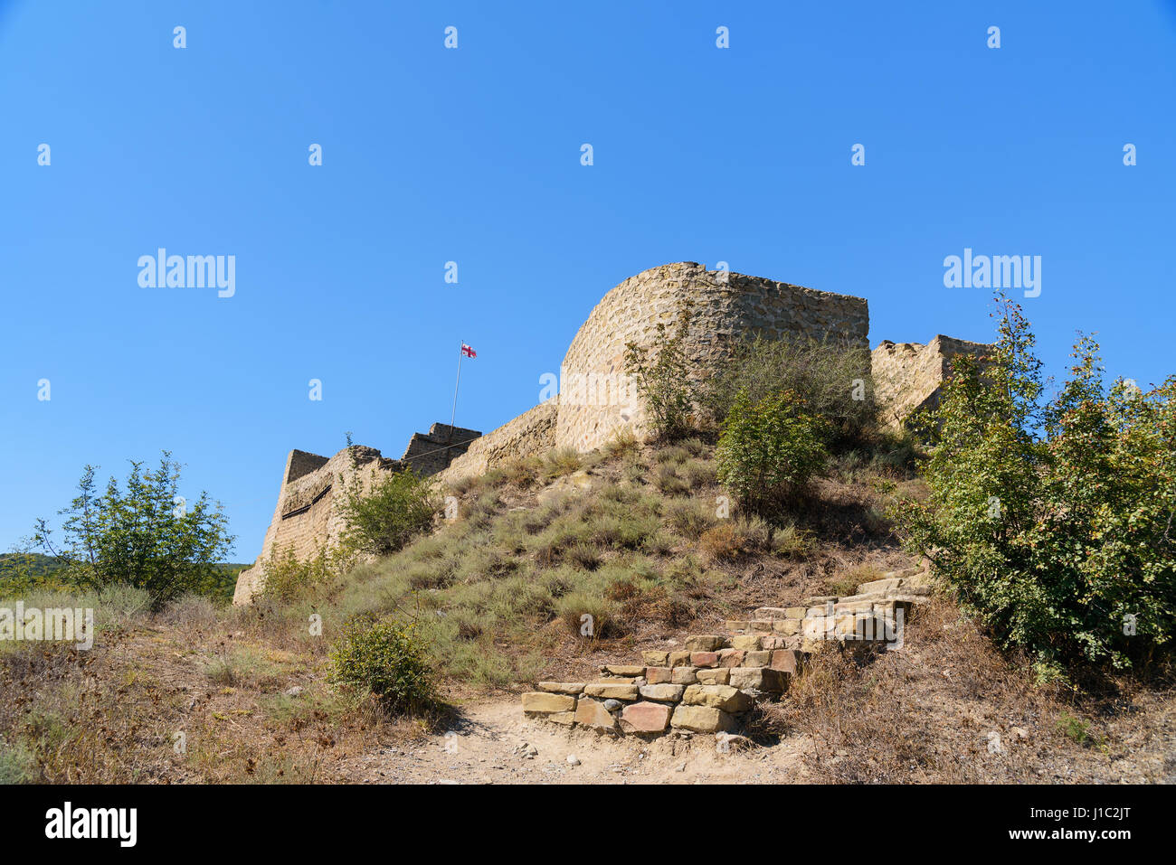 Ruins of Bebris Tsikhe Fortress in Mtskheta, Georgia Stock Photo - Alamy