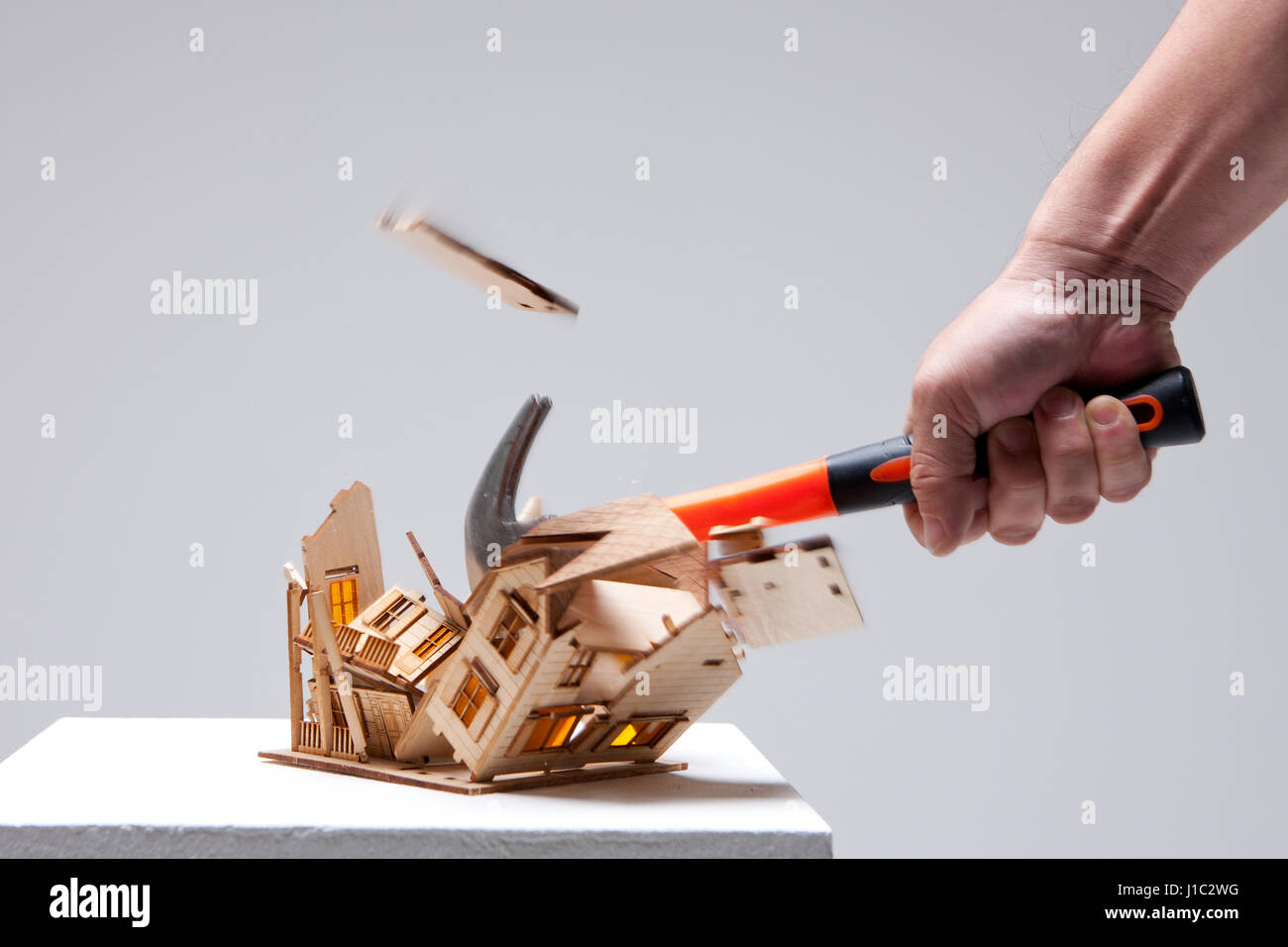 an object of damaged Stock Photo - Alamy