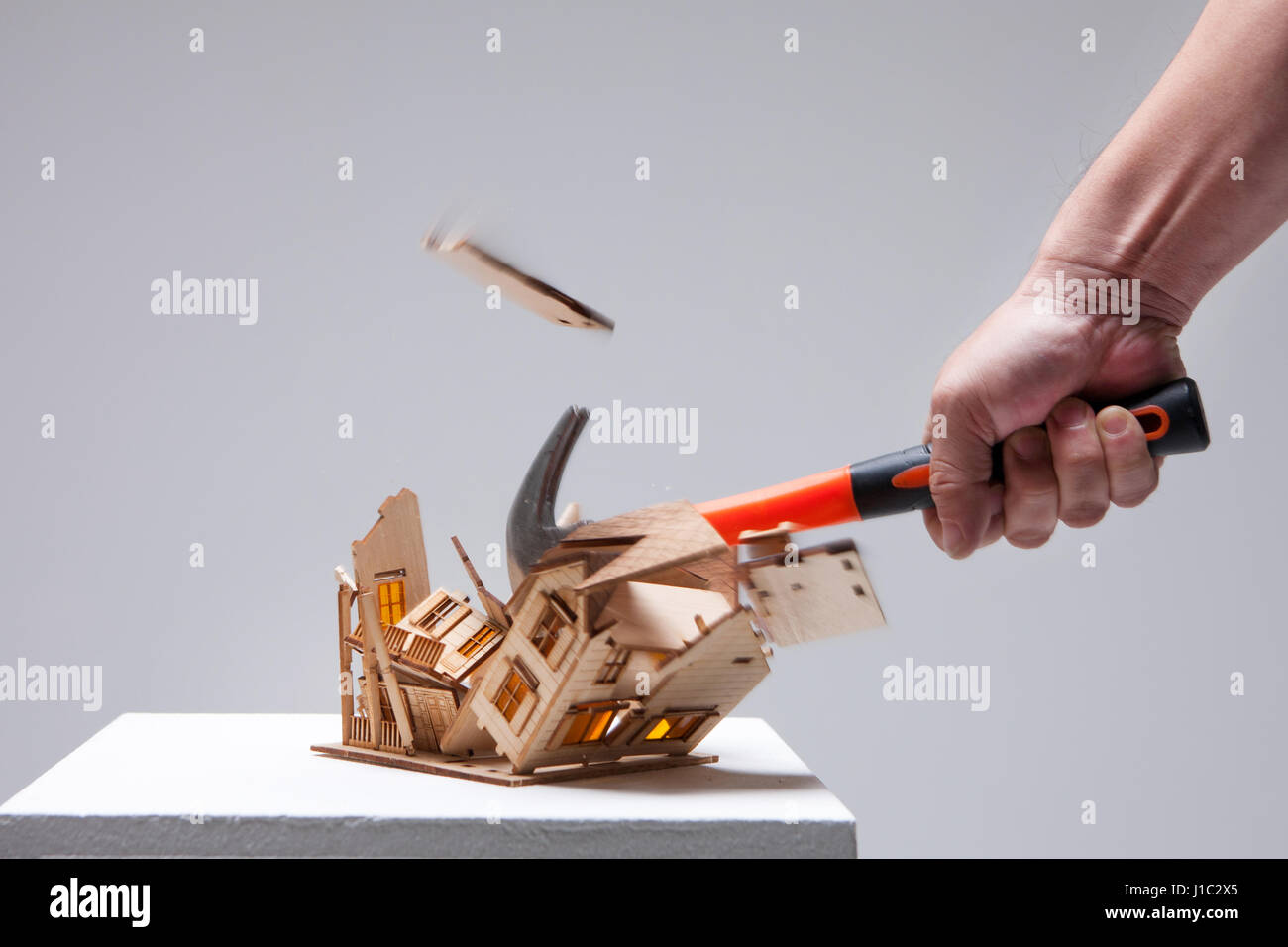 an object of damaged Stock Photo - Alamy