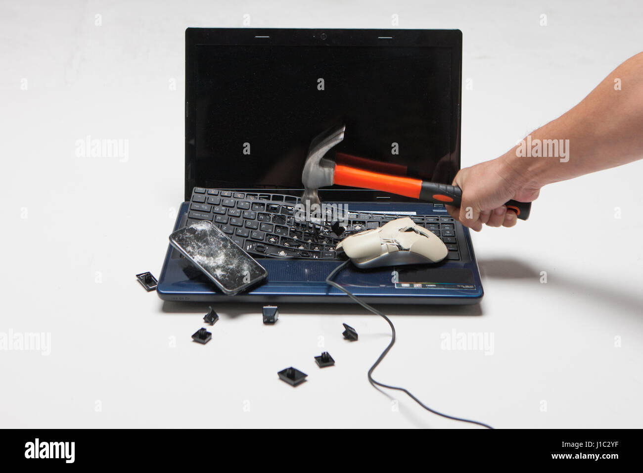 an object of damaged Stock Photo - Alamy