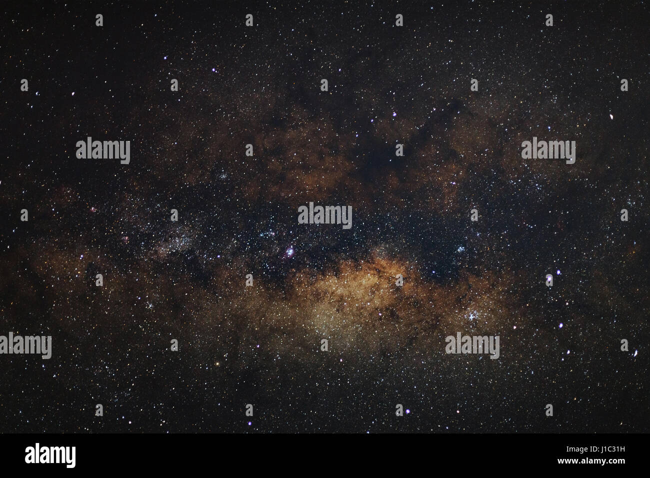 Core of Milky Way. Galactic center of the milky way, Long exposure ...