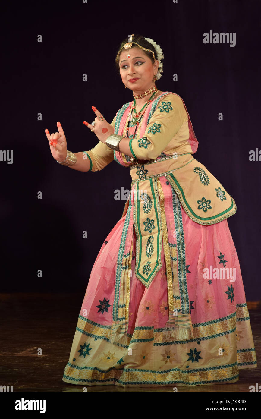 Popular Indian classical dance, Sattriya dance performed by girl, Pune ...