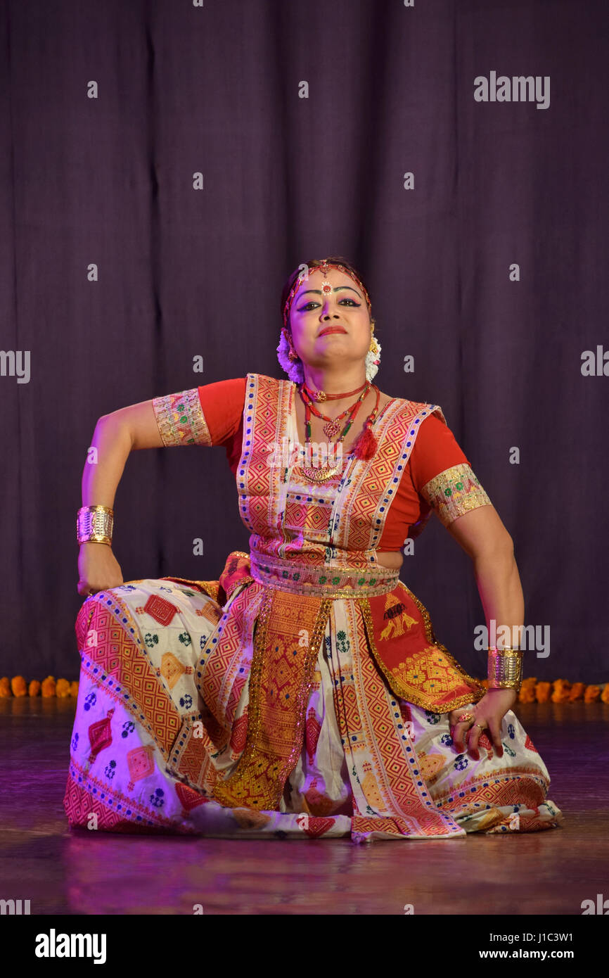Sattriya dance hi-res stock photography and images - Alamy
