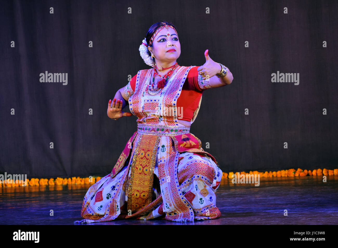 Popular Indian classical dance, Sattriya dance performed by girl, Pune ...