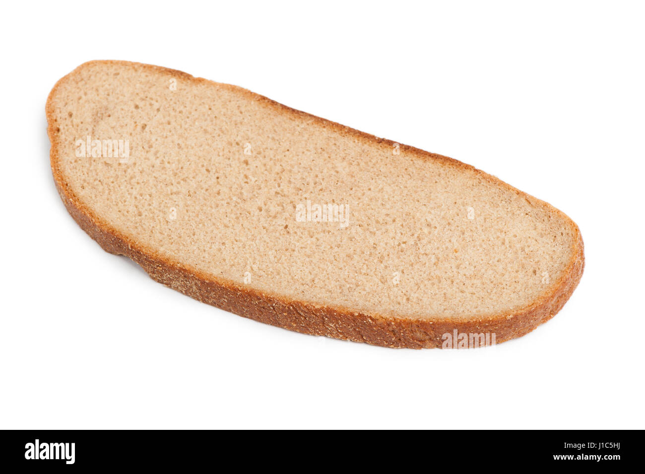 Loaf of bread isolated on white background Stock Photo - Alamy