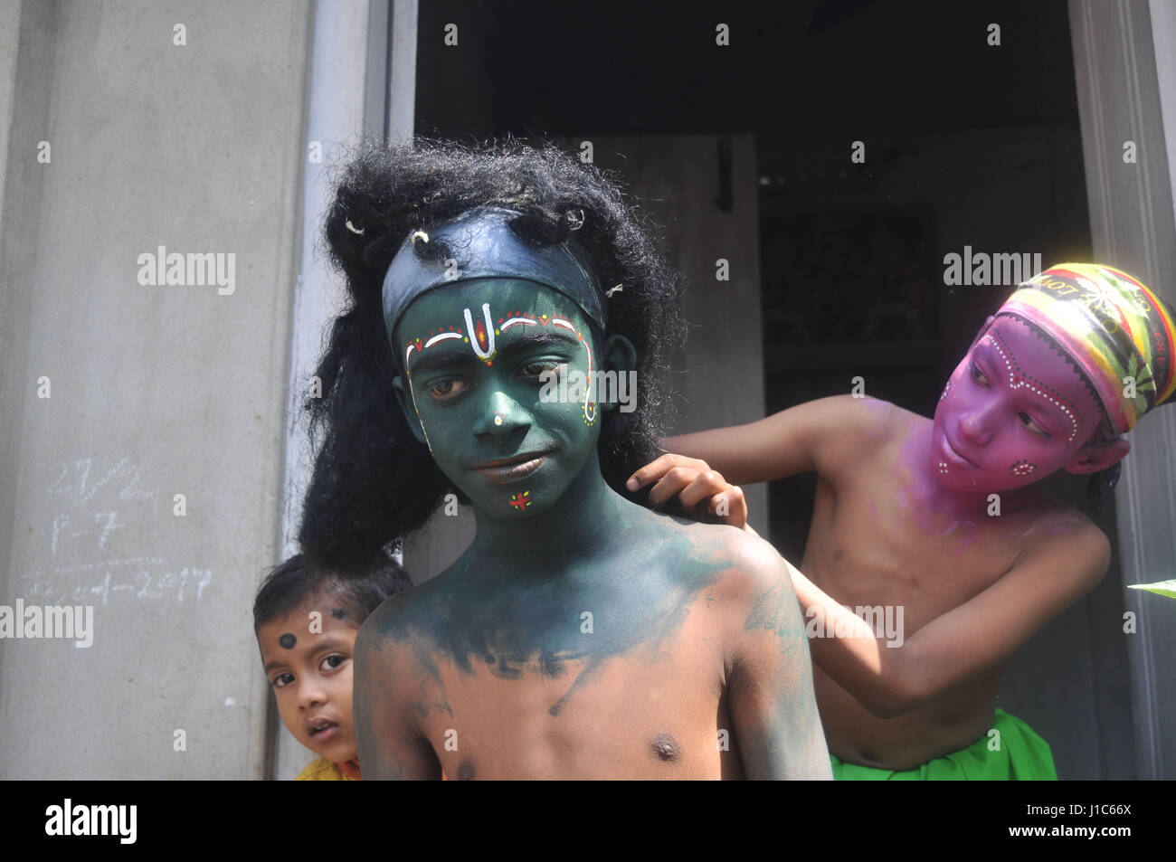 Bengali hindu folk traditional festival hi-res stock photography and ...