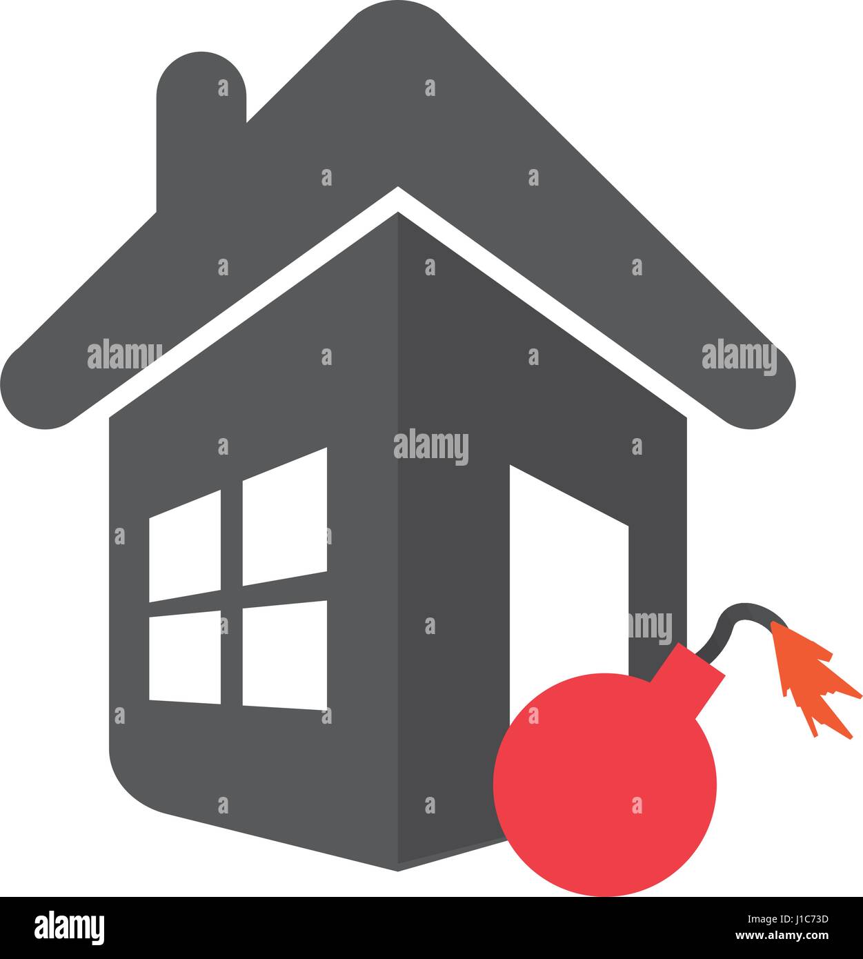 Home insurance symbol Stock Vector Image & Art - Alamy