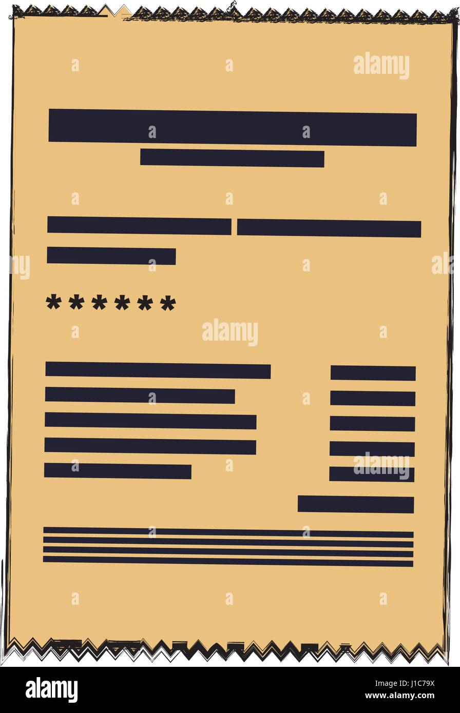 Invoice papers Stock Vector Images - Alamy