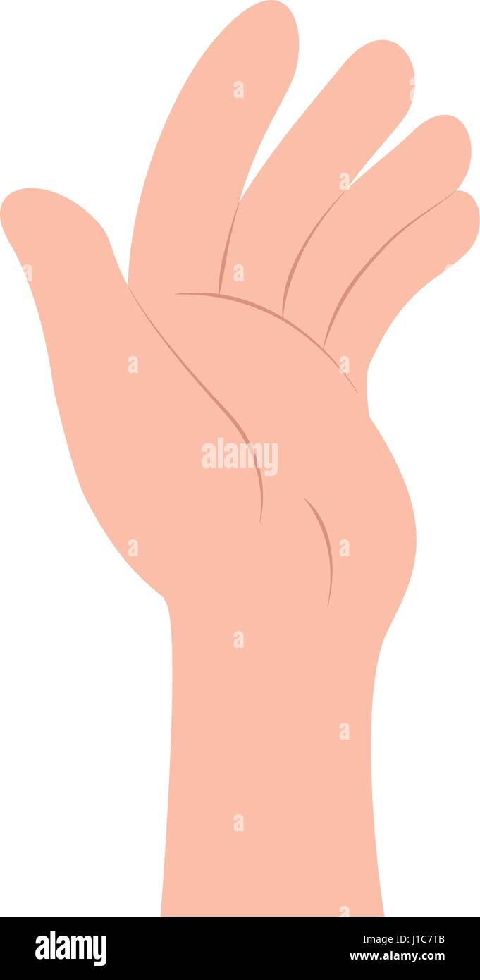 Human hand symbol Stock Vector Image & Art - Alamy