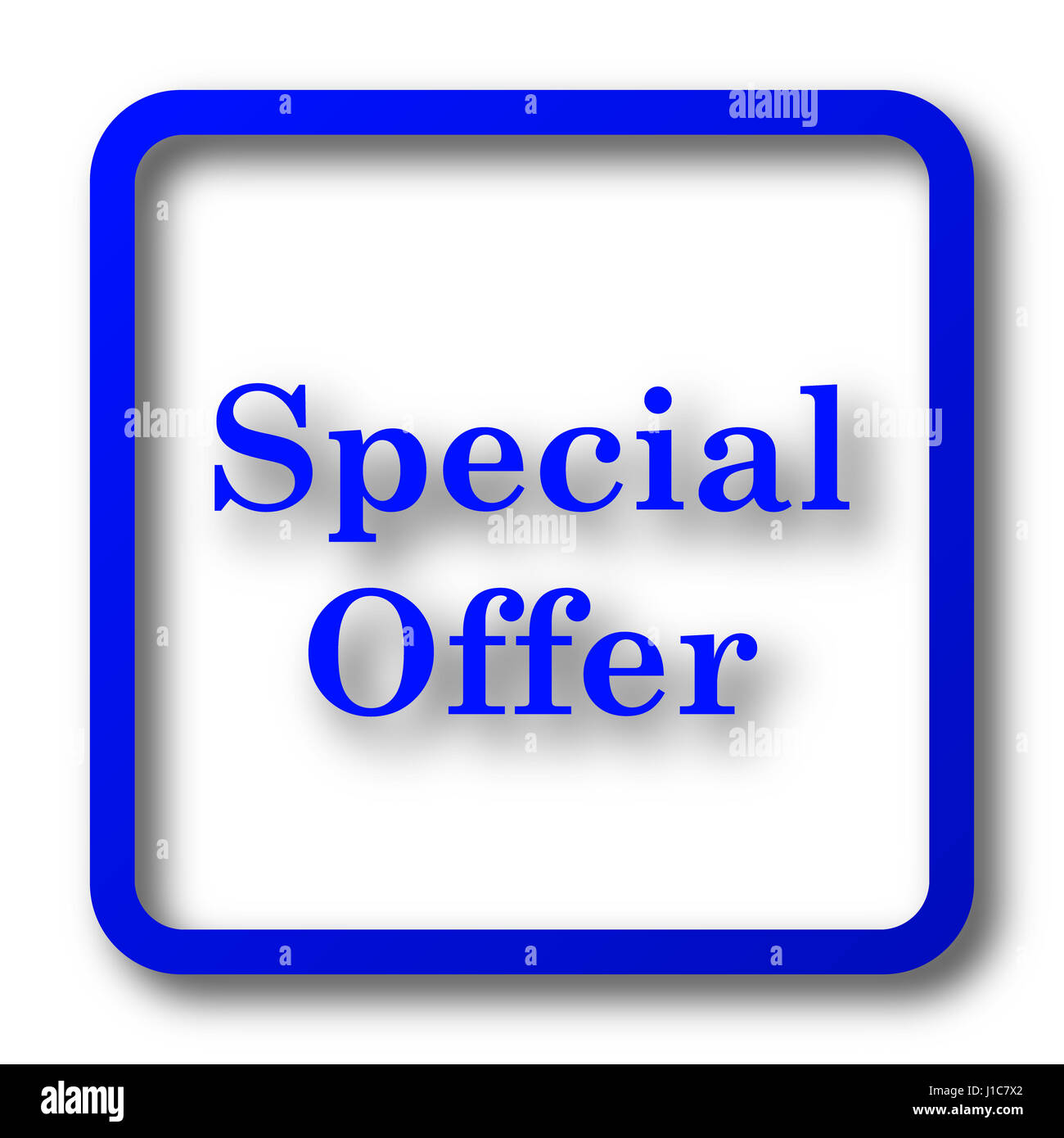 Special offer icon. Special offer website button on white background ...