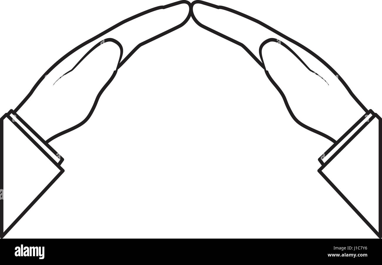 Human hand symbol Stock Vector Image & Art - Alamy