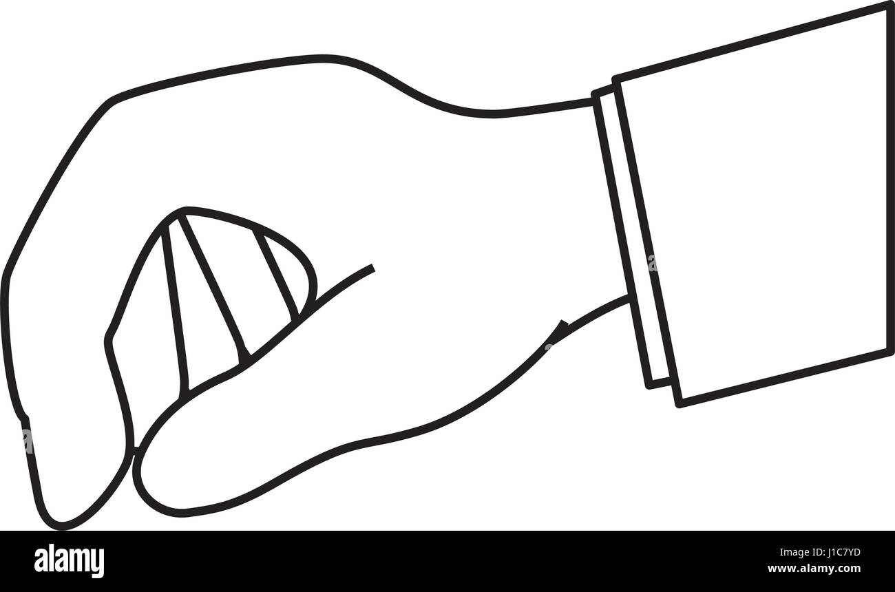 Human hand symbol Stock Vector Image & Art - Alamy