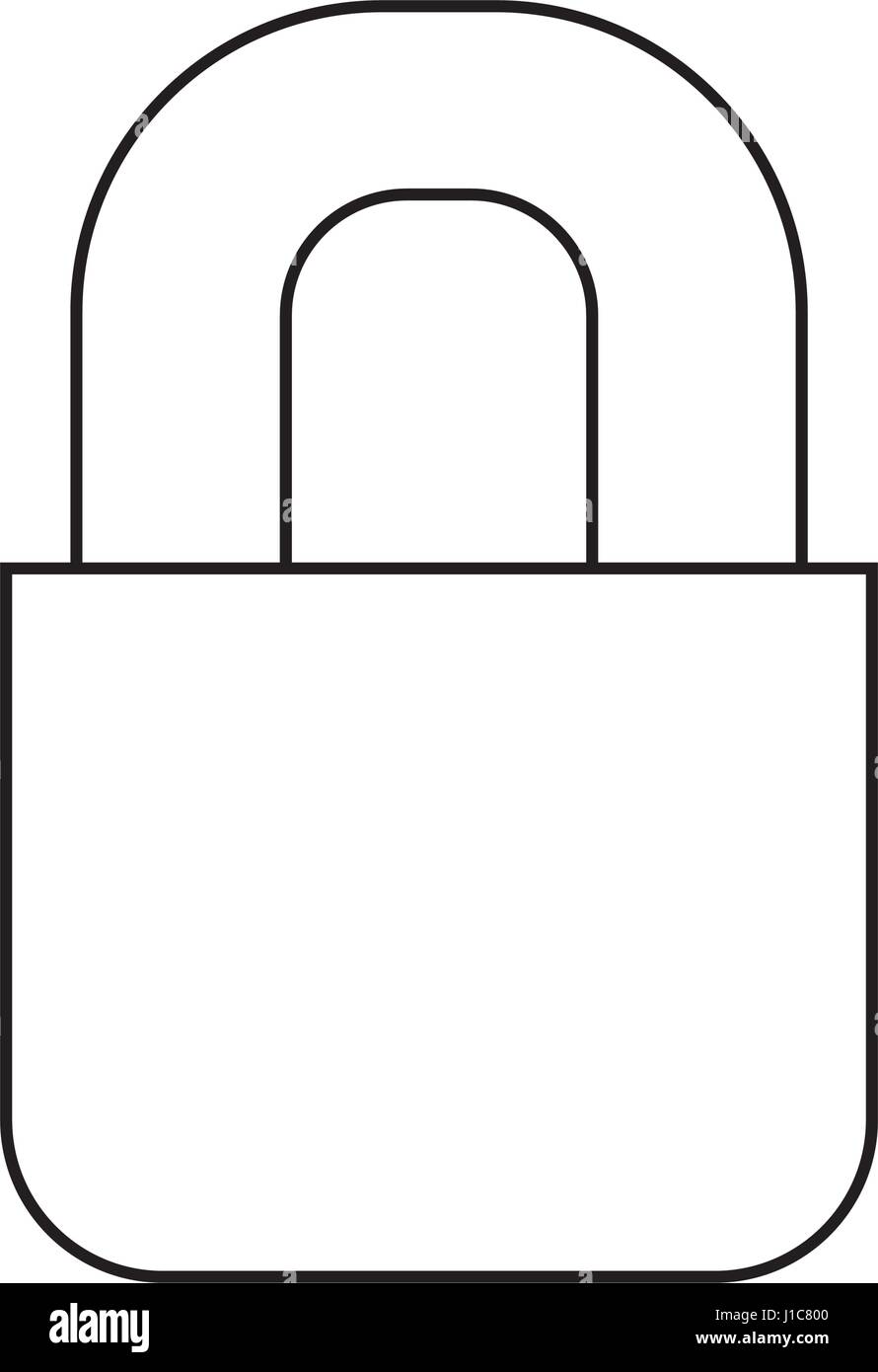 Padlock security symbol Stock Vector Image & Art - Alamy